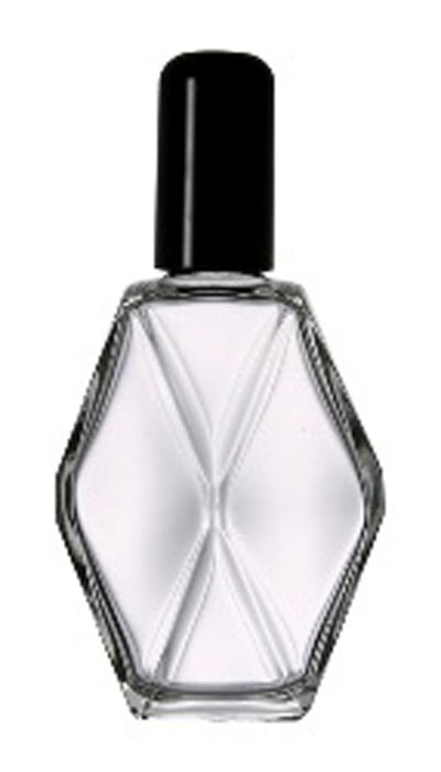 15 ml Diamond Shape Perfume Bottle With Black Cap | International ...